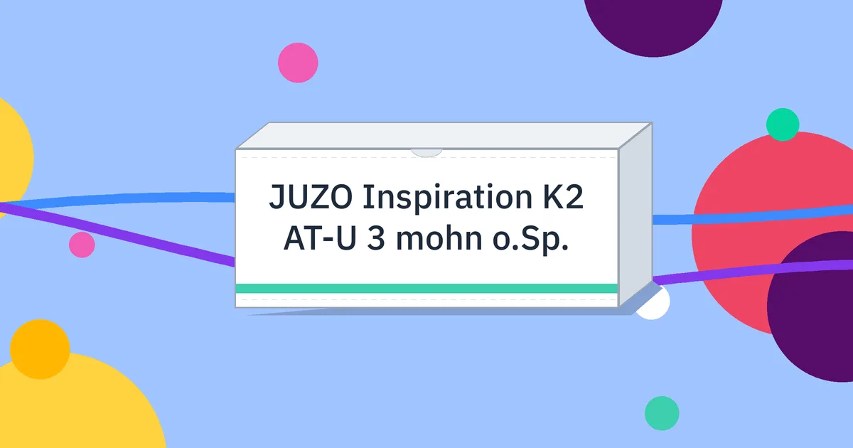 Symbolbild: Packung mit der Aufschrift JUZO Inspiration K2 AT-U 3 mohn o.Sp. (PZN 14927752) – Verfügbarkeit und Bezug in Apotheken in Frankfurt am Main