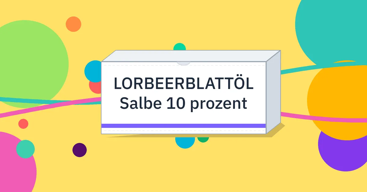 Symbolbild: Packung mit der Aufschrift LORBEERBLATTÖL Salbe 10 prozent (PZN 16673787) – Verfügbarkeit und Bezug in Apotheken in Frankfurt am Main