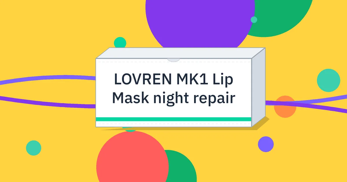 Symbolbild: Packung mit der Aufschrift LOVREN MK1 Lip Mask night repair (PZN 20031095) – Verfügbarkeit und Bezug in Apotheken in Frankfurt am Main