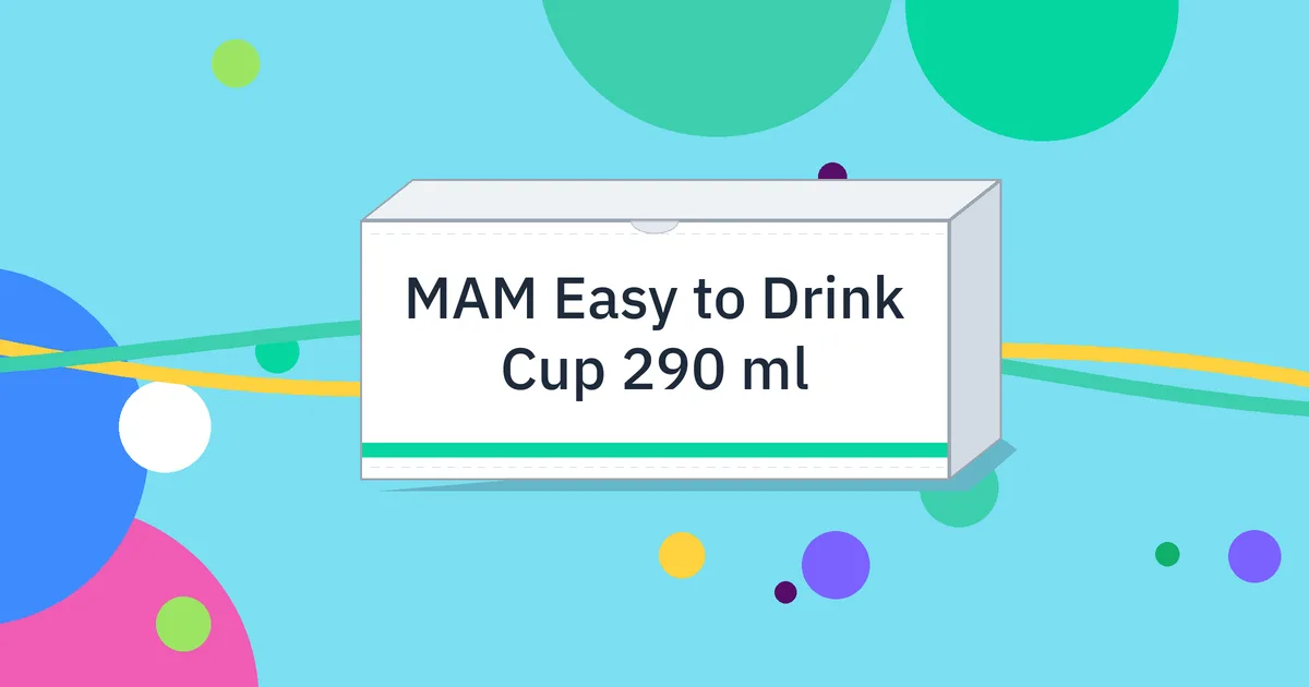 Symbolbild: Packung mit der Aufschrift MAM Easy to Drink Cup 290 ml (PZN 20132169) – Verfügbarkeit und Bezug in Apotheken in Frankfurt am Main