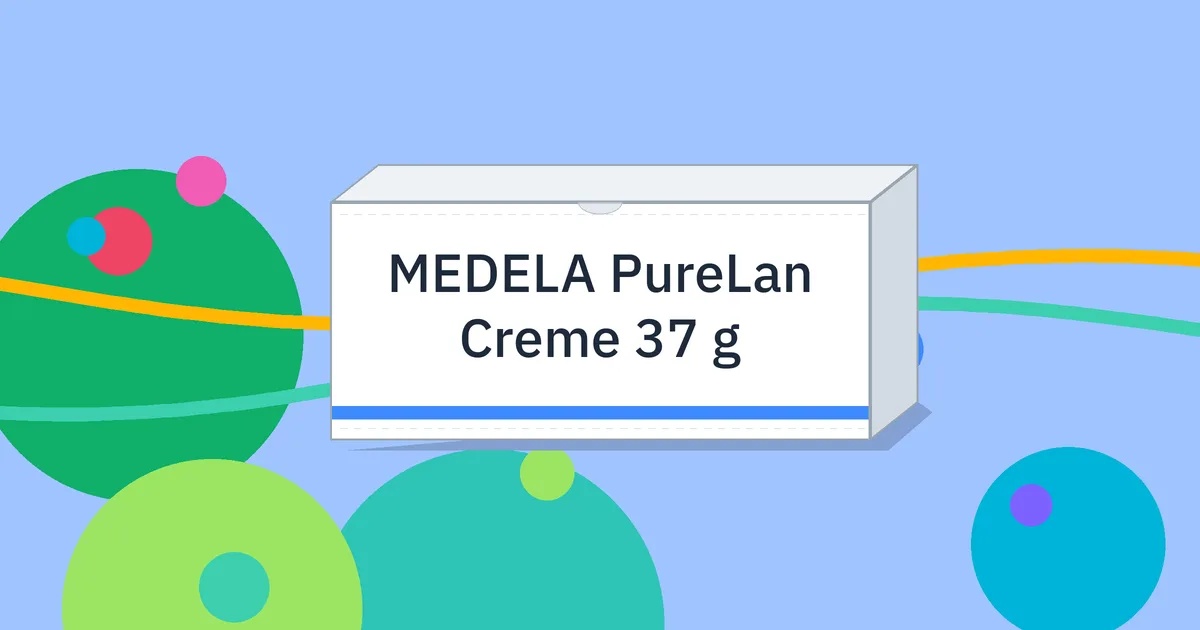 Symbolbild: Packung mit der Aufschrift MEDELA PureLan Creme 37 g (PZN 16824298) – Verfügbarkeit und Bezug in Apotheken in Frankfurt am Main