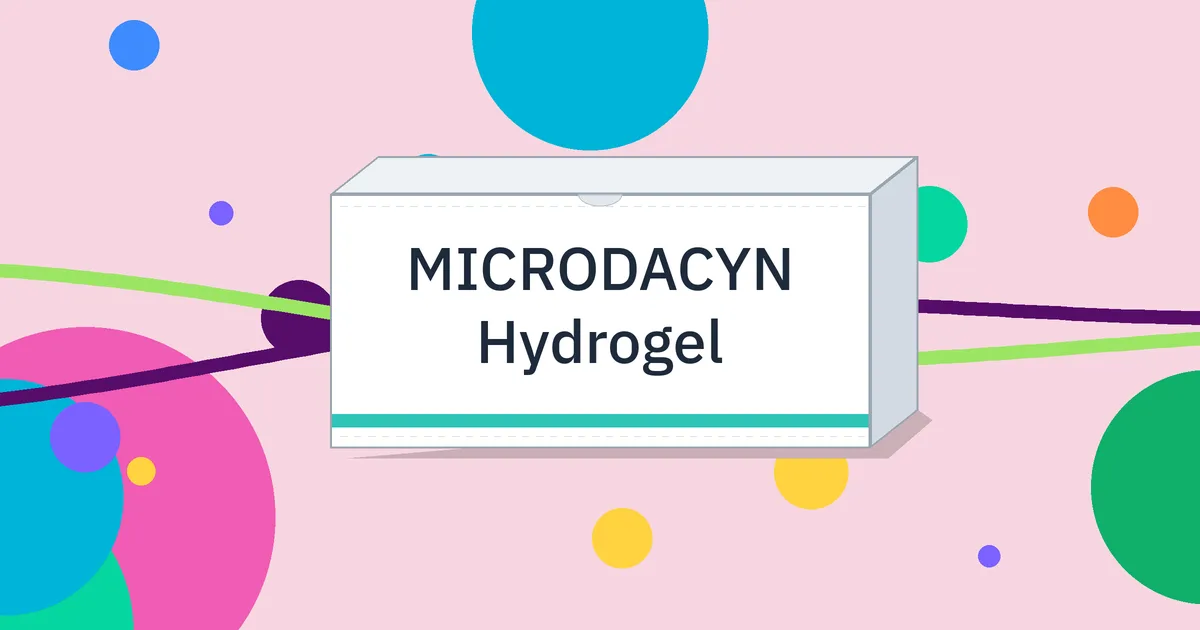Symbolbild: Packung mit der Aufschrift MICRODACYN Hydrogel (PZN 15255562) – Verfügbarkeit und Bezug in Apotheken in Frankfurt am Main