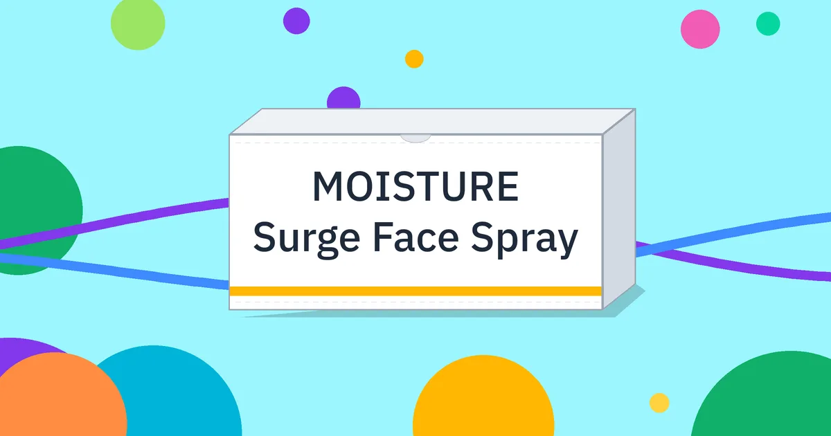 Symbolbild: Packung mit der Aufschrift MOISTURE Surge Face Spray (PZN 18894044) – Verfügbarkeit und Bezug in Apotheken in Frankfurt am Main