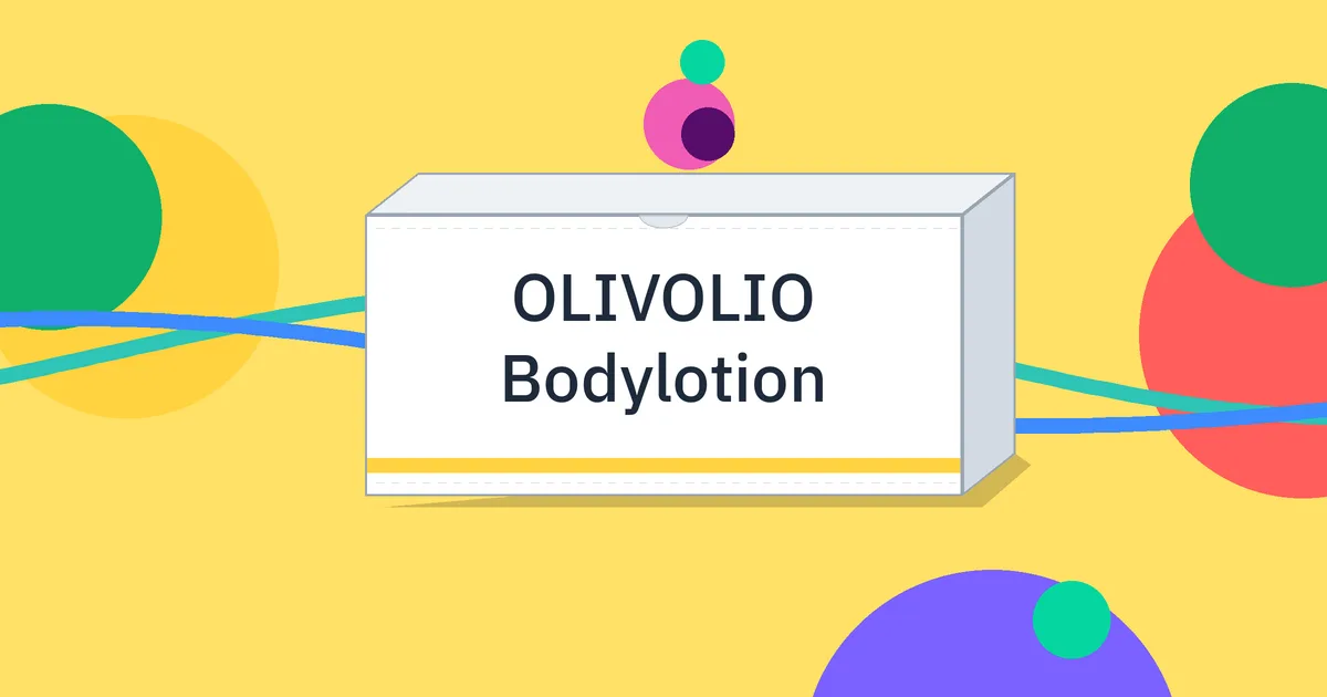 Symbolbild: Packung mit der Aufschrift OLIVOLIO Bodylotion (PZN 17910611) – Verfügbarkeit und Bezug in Apotheken in Frankfurt am Main