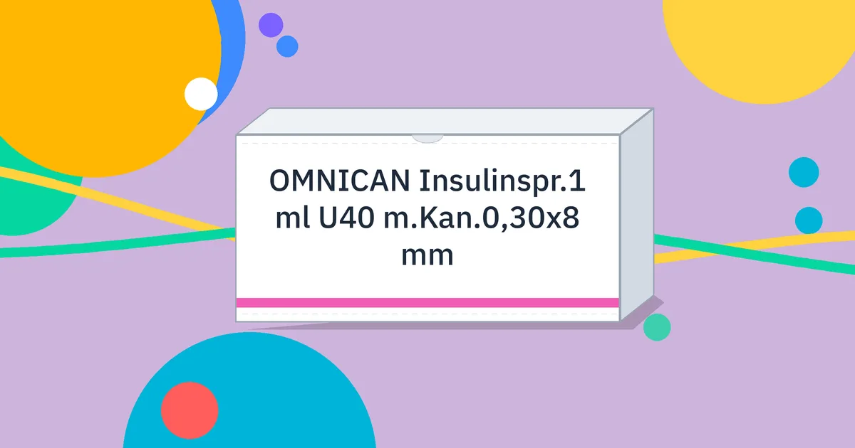 Symbolbild: Packung mit der Aufschrift OMNICAN Insulinspr.1 ml U40 m.Kan.0,30x8 mm (PZN 15746389) – Verfügbarkeit und Bezug in Apotheken in Frankfurt am Main