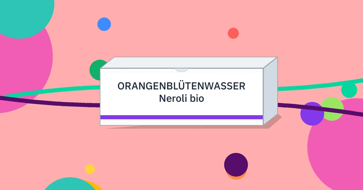 Symbolbild: Packung mit der Aufschrift ORANGENBLÜTENWASSER Neroli bio (PZN 10398506) – Verfügbarkeit und Bezug in Apotheken in Frankfurt am Main