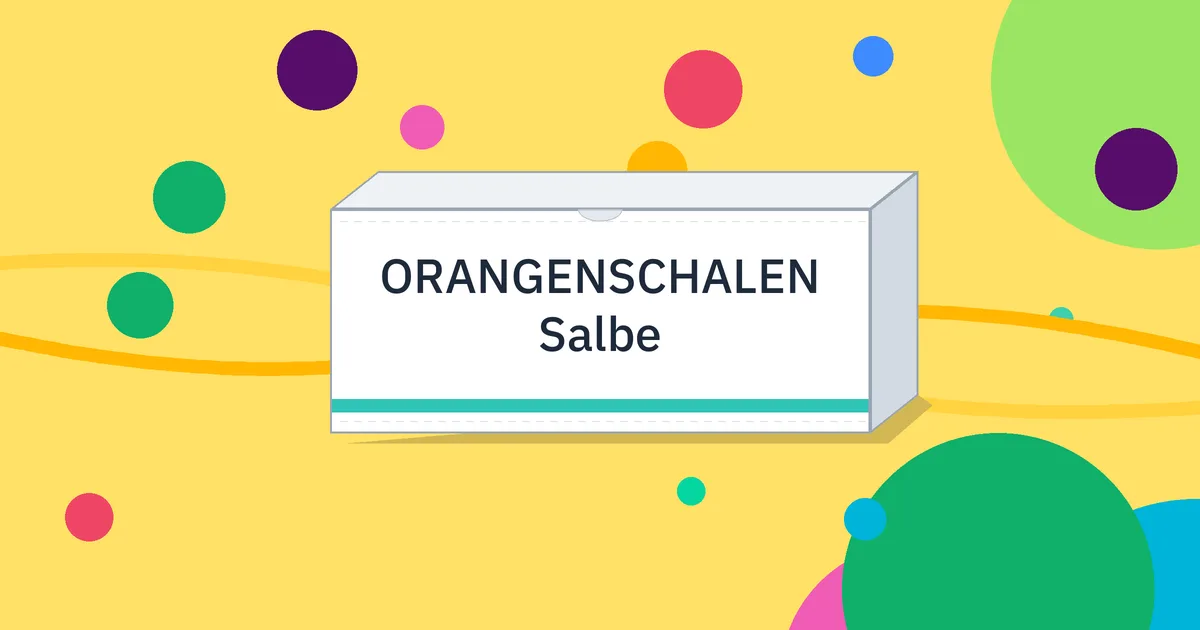 Symbolbild: Packung mit der Aufschrift ORANGENSCHALEN Salbe (PZN 18008226) – Verfügbarkeit und Bezug in Apotheken in Frankfurt am Main