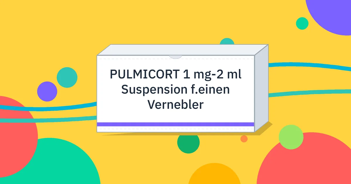 Symbolbild: Packung mit der Aufschrift PULMICORT 1 mg-2 ml Suspension f.einen Vernebler (PZN 08440939) – Verfügbarkeit und Bezug in Apotheken in Frankfurt am Main