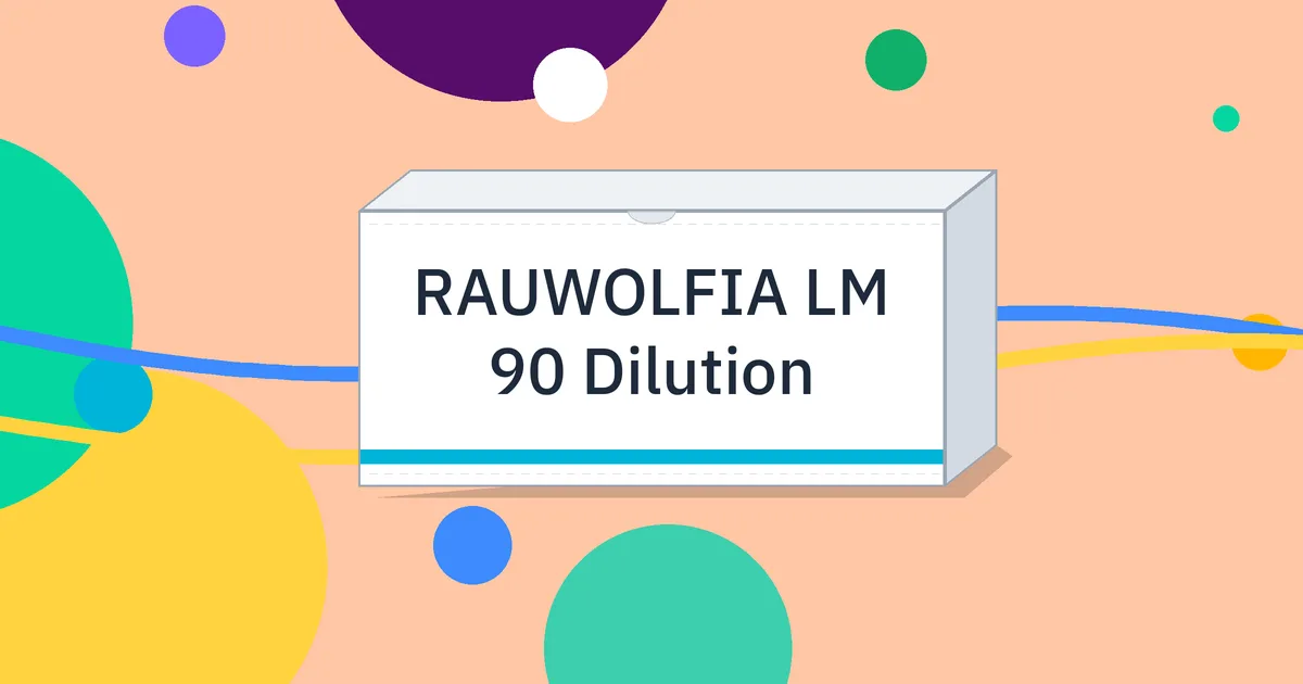 Symbolbild: Packung mit der Aufschrift RAUWOLFIA LM 90 Dilution (PZN 13046914) – Verfügbarkeit und Bezug in Apotheken in Frankfurt am Main