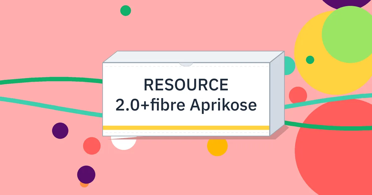 Symbolbild: Packung mit der Aufschrift RESOURCE 2.0+fibre Aprikose (PZN 12737711) – Verfügbarkeit und Bezug in Apotheken in Frankfurt am Main