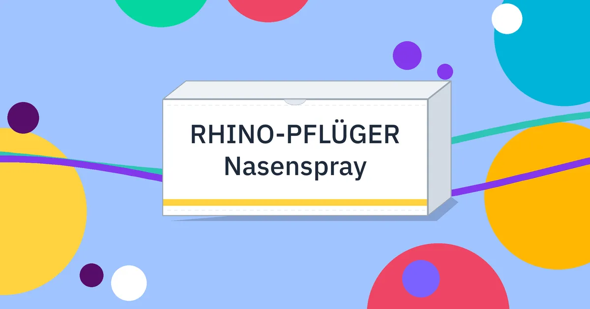 Symbolbild: Packung mit der Aufschrift RHINO-PFLÜGER Nasenspray (PZN 17553401) – Verfügbarkeit und Bezug in Apotheken in Frankfurt am Main