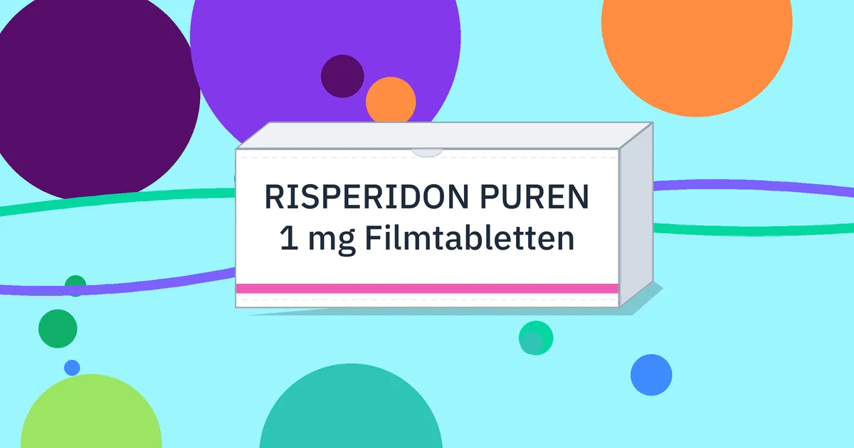 Symbolbild: Packung mit der Aufschrift RISPERIDON PUREN 1 mg Filmtabletten (PZN 11358064) – Verfügbarkeit und Bezug in Apotheken in Frankfurt am Main
