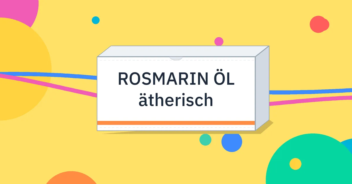 Symbolbild: Packung mit der Aufschrift ROSMARIN ÖL ätherisch (PZN 15236748) – Verfügbarkeit und Bezug in Apotheken in Frankfurt am Main