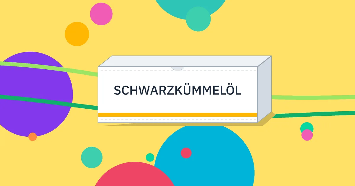 Symbolbild: Packung mit der Aufschrift SCHWARZKÜMMELÖL (PZN 00728919) – Verfügbarkeit und Bezug in Apotheken in Frankfurt am Main