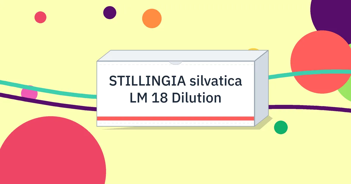 Symbolbild: Packung mit der Aufschrift STILLINGIA silvatica LM 18 Dilution (PZN 13201444) – Verfügbarkeit und Bezug in Apotheken in Frankfurt am Main