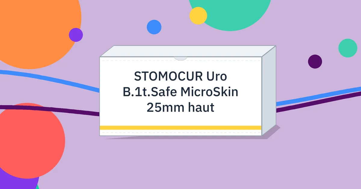 Symbolbild: Packung mit der Aufschrift STOMOCUR Uro B.1t.Safe MicroSkin 25mm haut (PZN 17160400) – Verfügbarkeit und Bezug in Apotheken in Frankfurt am Main