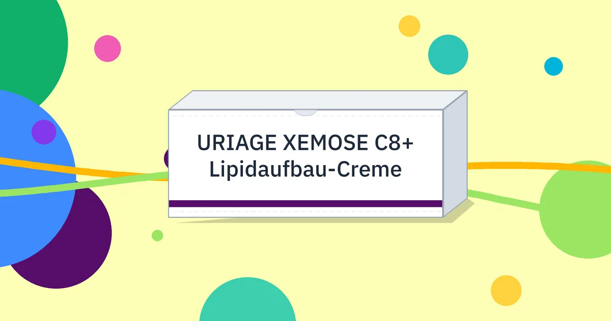 Symbolbild: Packung mit der Aufschrift URIAGE XEMOSE C8+ Lipidaufbau-Creme (PZN 20083399) – Verfügbarkeit und Bezug in Apotheken in Frankfurt am Main