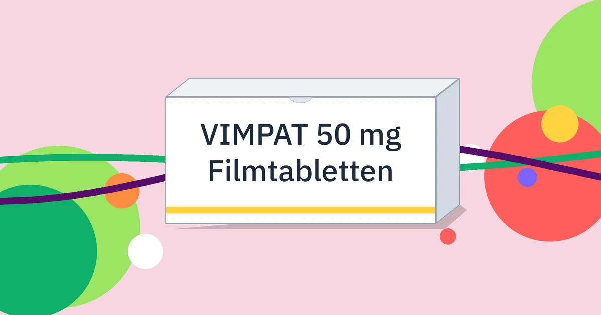 Symbolbild: Packung mit der Aufschrift VIMPAT 50 mg Filmtabletten (PZN 16682579) – Verfügbarkeit und Bezug in Apotheken in Frankfurt am Main