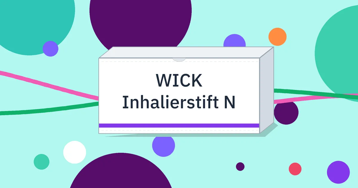 Symbolbild: Packung mit der Aufschrift WICK Inhalierstift N (PZN 03225679) – Verfügbarkeit und Bezug in Apotheken in Frankfurt am Main