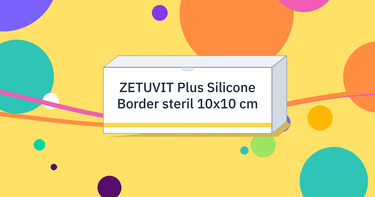 Symbolbild: Packung mit der Aufschrift ZETUVIT Plus Silicone Border steril 10x10 cm (PZN 20120373) – Verfügbarkeit und Bezug in Apotheken in Frankfurt am Main