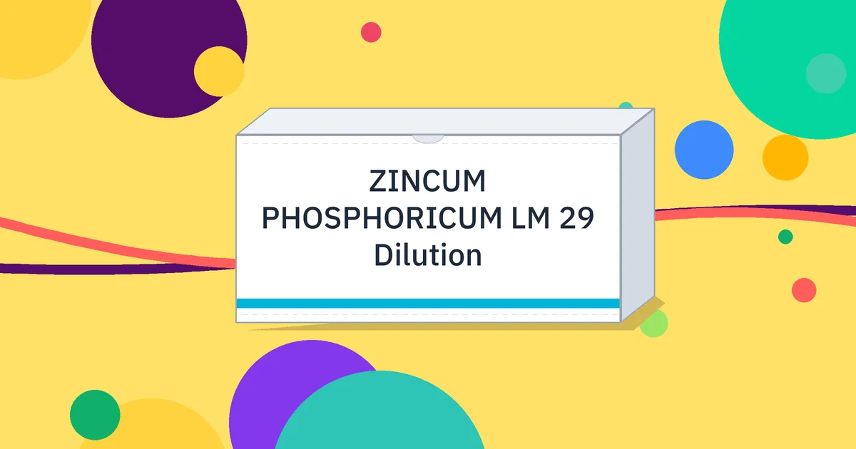 Symbolbild: Packung mit der Aufschrift ZINCUM PHOSPHORICUM LM 29 Dilution (PZN 13297757) – Verfügbarkeit und Bezug in Apotheken in Frankfurt am Main