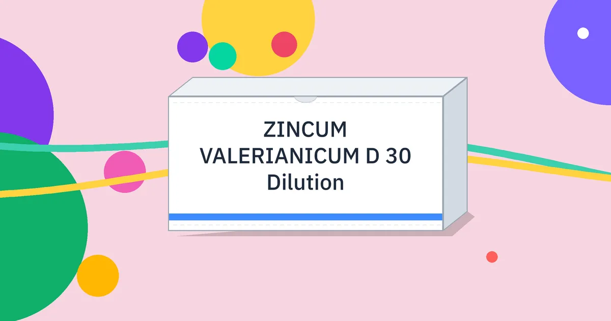 Symbolbild: Packung mit der Aufschrift ZINCUM VALERIANICUM D 30 Dilution (PZN 04242929) – Verfügbarkeit und Bezug in Apotheken in Frankfurt am Main