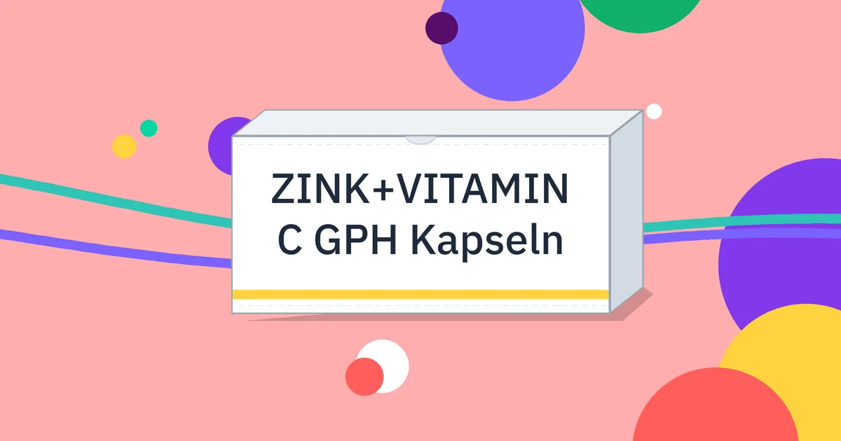 Symbolbild: Packung mit der Aufschrift ZINK+VITAMIN C GPH Kapseln (PZN 03466503) – Verfügbarkeit und Bezug in Apotheken in Frankfurt am Main