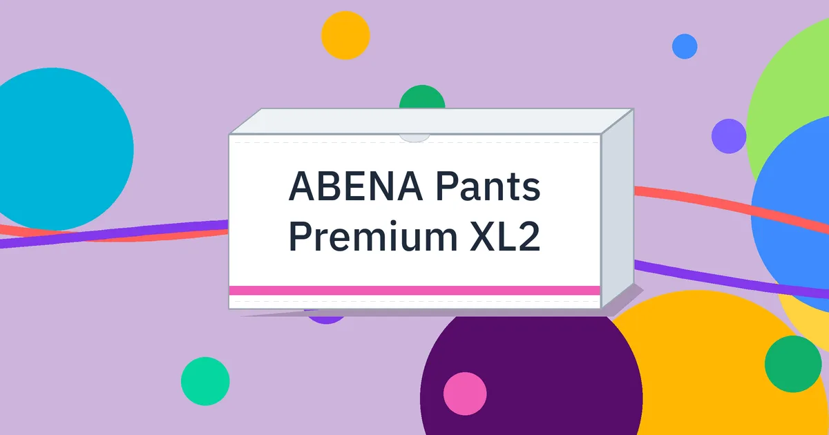Symbolbild: Packung mit der Aufschrift ABENA Pants Premium XL2 (PZN 20589963) – Verfügbarkeit und Bezug in Apotheken in Frankfurt am Main