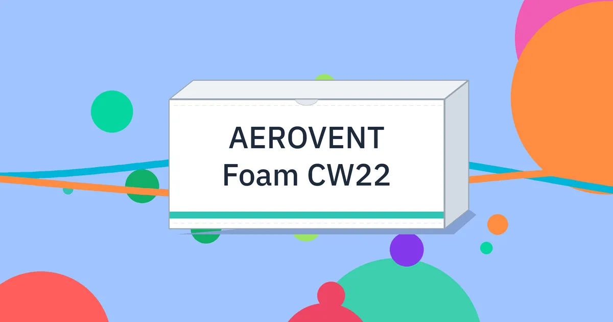 Symbolbild: Packung mit der Aufschrift AEROVENT Foam CW22 (PZN 19720889) – Verfügbarkeit und Bezug in Apotheken in Frankfurt am Main