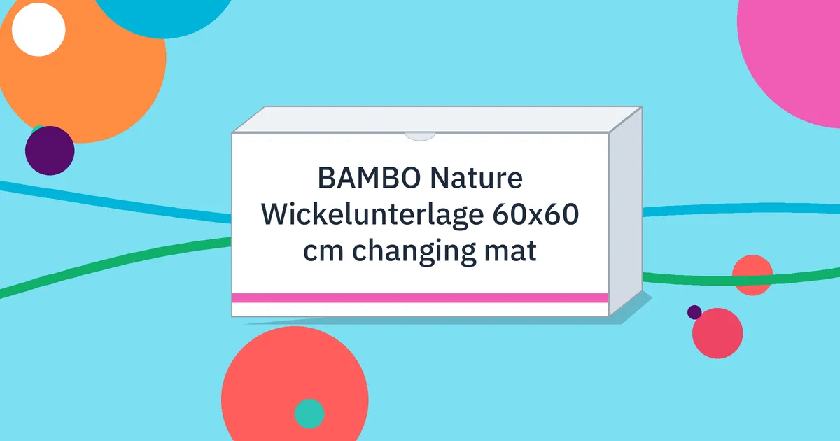 Symbolbild: Packung mit der Aufschrift BAMBO Nature Wickelunterlage 60x60 cm changing mat (PZN 15611896) – Verfügbarkeit und Bezug in Apotheken in Frankfurt am Main