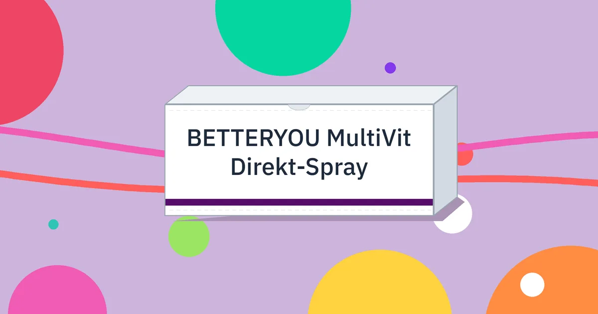 Symbolbild: Packung mit der Aufschrift BETTERYOU MultiVit Direkt-Spray (PZN 16223825) – Verfügbarkeit und Bezug in Apotheken in Frankfurt am Main