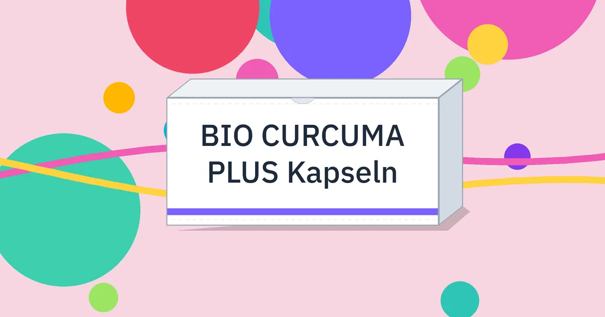 Symbolbild: Packung mit der Aufschrift BIO CURCUMA PLUS Kapseln (PZN 16707196) – Verfügbarkeit und Bezug in Apotheken in Frankfurt am Main