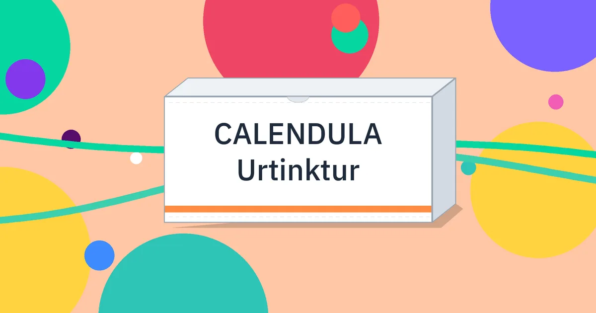 Symbolbild: Packung mit der Aufschrift CALENDULA Urtinktur (PZN 02117976) – Verfügbarkeit und Bezug in Apotheken in Frankfurt am Main