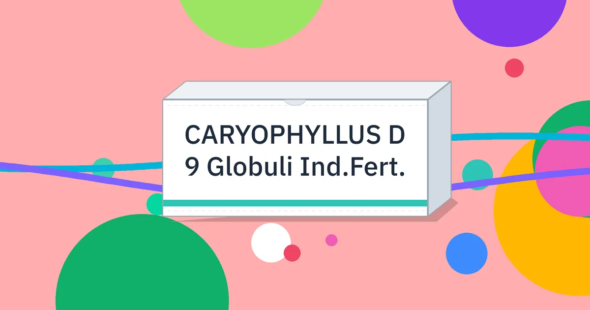 Symbolbild: Packung mit der Aufschrift CARYOPHYLLUS D 9 Globuli Ind.Fert. (PZN 17727120) – Verfügbarkeit und Bezug in Apotheken in Frankfurt am Main