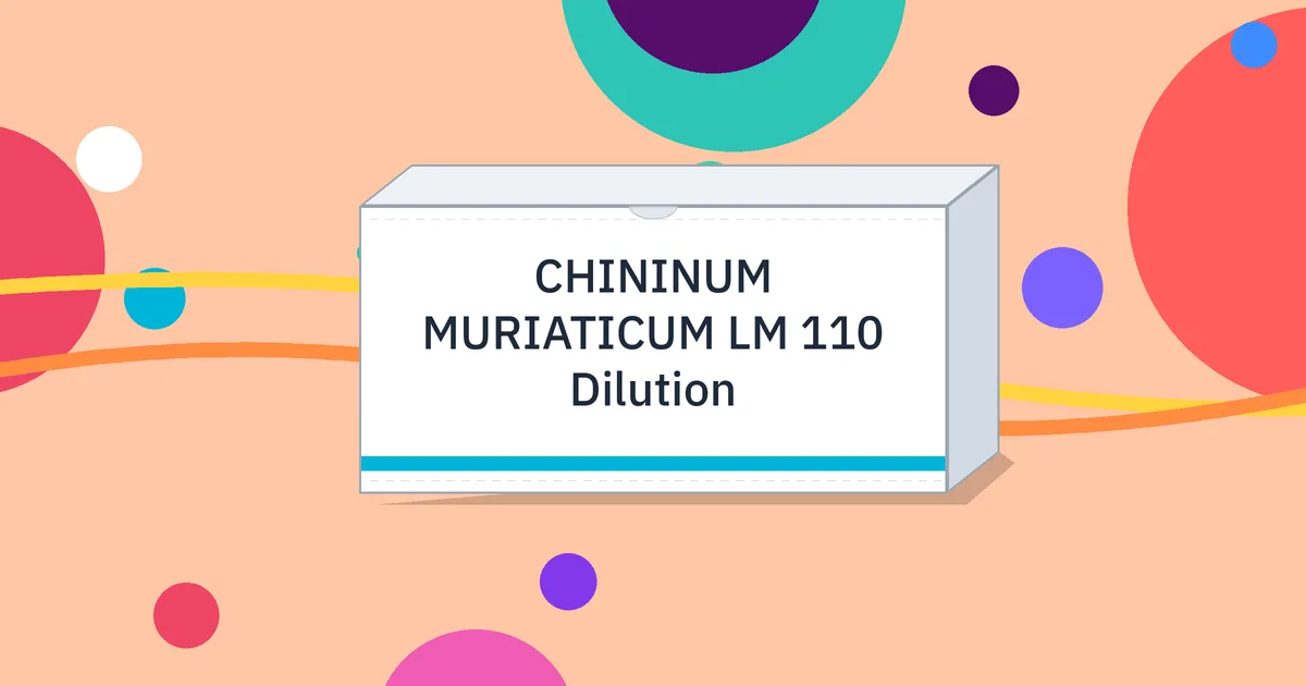Symbolbild: Packung mit der Aufschrift CHININUM MURIATICUM LM 110 Dilution (PZN 12815434) – Verfügbarkeit und Bezug in Apotheken in Frankfurt am Main