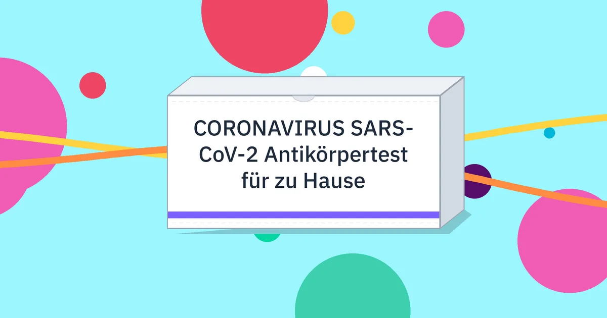 Symbolbild: Packung mit der Aufschrift CORONAVIRUS SARS-CoV-2 Antikörpertest für zu Hause (PZN 16778084) – Verfügbarkeit und Bezug in Apotheken in Frankfurt am Main
