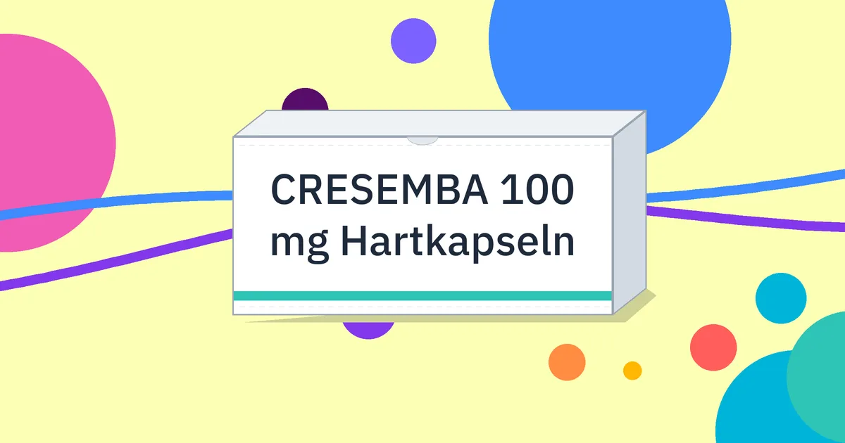 Symbolbild: Packung mit der Aufschrift CRESEMBA 100 mg Hartkapseln (PZN 19125750) – Verfügbarkeit und Bezug in Apotheken in Frankfurt am Main