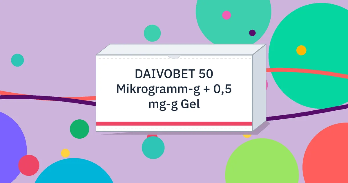 Symbolbild: Packung mit der Aufschrift DAIVOBET 50 Mikrogramm-g + 0,5 mg-g Gel (PZN 10637193) – Verfügbarkeit und Bezug in Apotheken in Frankfurt am Main