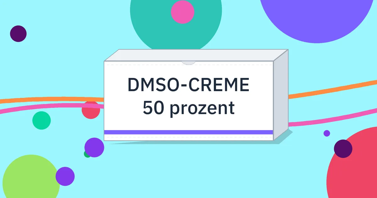 Symbolbild: Packung mit der Aufschrift DMSO-CREME 50 prozent (PZN 16514540) – Verfügbarkeit und Bezug in Apotheken in Frankfurt am Main