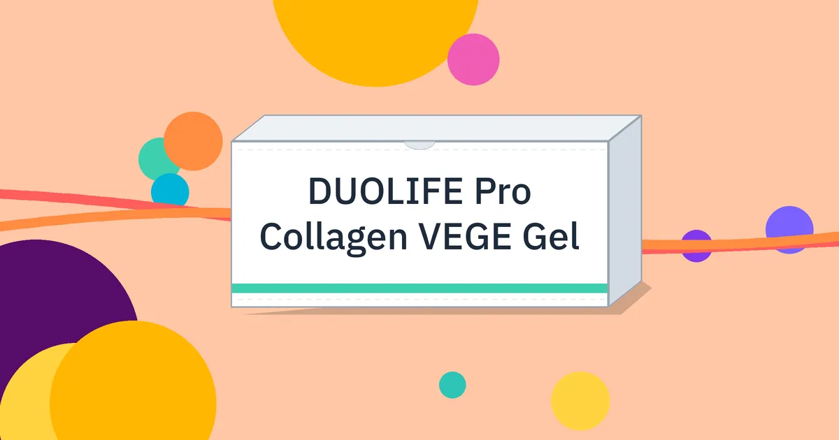 Symbolbild: Packung mit der Aufschrift DUOLIFE Pro Collagen VEGE Gel (PZN 20847566) – Verfügbarkeit und Bezug in Apotheken in Frankfurt am Main