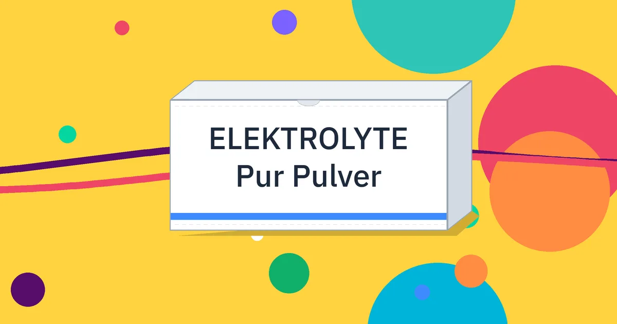 Symbolbild: Packung mit der Aufschrift ELEKTROLYTE Pur Pulver (PZN 19239459) – Verfügbarkeit und Bezug in Apotheken in Frankfurt am Main