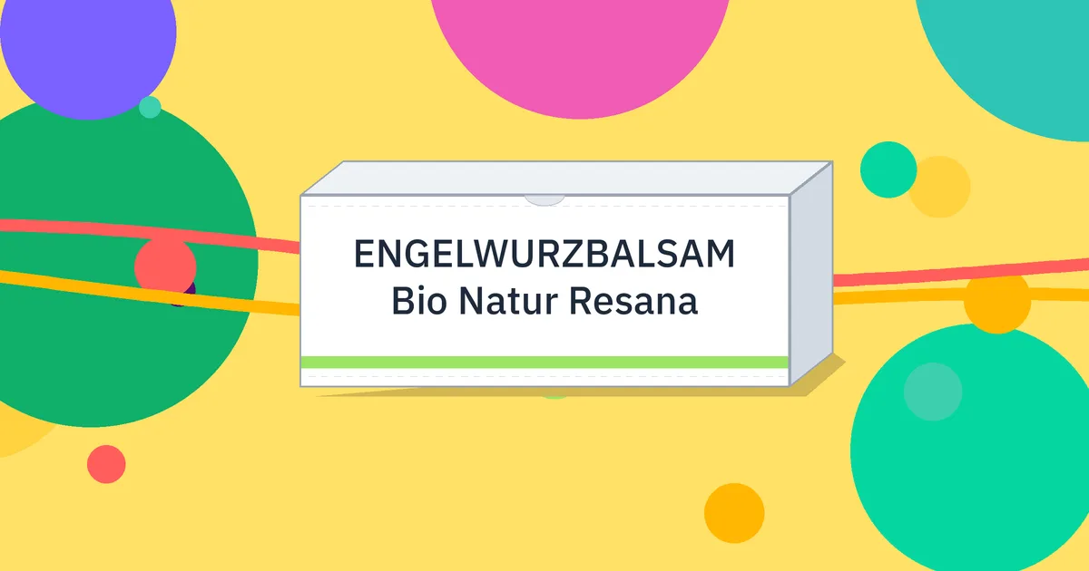 Symbolbild: Packung mit der Aufschrift ENGELWURZBALSAM Bio Natur Resana (PZN 20364336) – Verfügbarkeit und Bezug in Apotheken in Frankfurt am Main