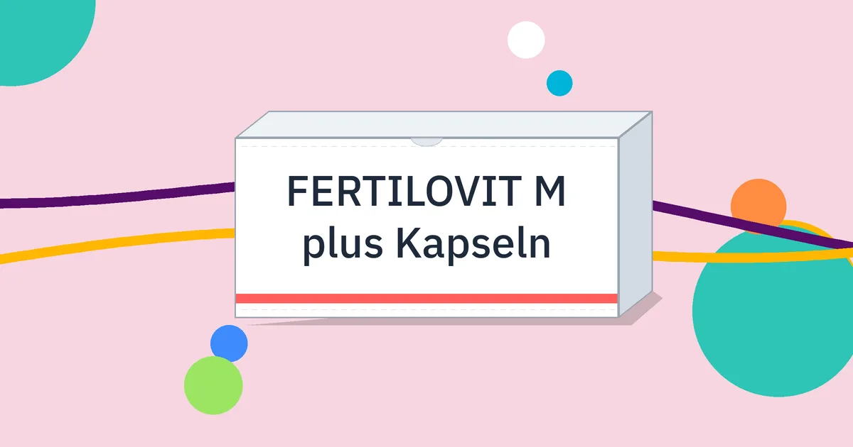 Symbolbild: Packung mit der Aufschrift FERTILOVIT M plus Kapseln (PZN 11613533) – Verfügbarkeit und Bezug in Apotheken in Frankfurt am Main