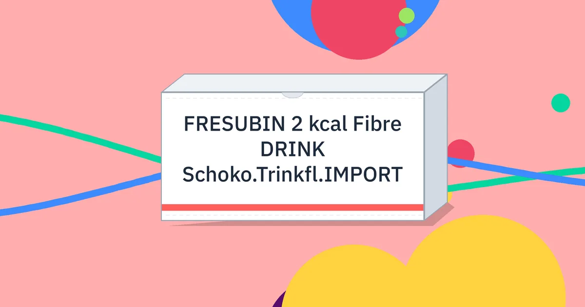 Symbolbild: Packung mit der Aufschrift FRESUBIN 2 kcal Fibre DRINK Schoko.Trinkfl.IMPORT (PZN 19492336) – Verfügbarkeit und Bezug in Apotheken in Frankfurt am Main