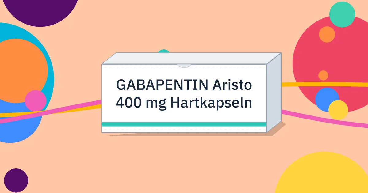 Symbolbild: Packung mit der Aufschrift GABAPENTIN Aristo 400 mg Hartkapseln (PZN 05509406) – Verfügbarkeit und Bezug in Apotheken in Frankfurt am Main