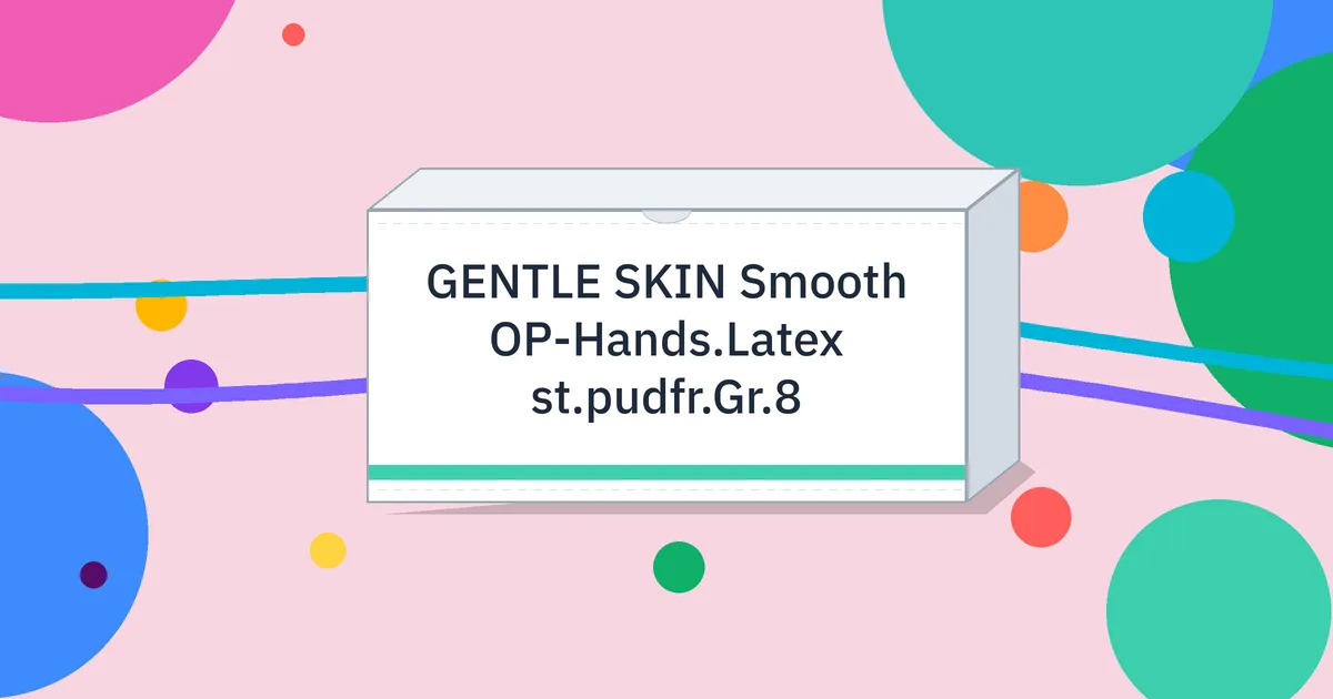 Symbolbild: Packung mit der Aufschrift GENTLE SKIN Smooth OP-Hands.Latex st.pudfr.Gr.8 (PZN 11154812) – Verfügbarkeit und Bezug in Apotheken in Frankfurt am Main