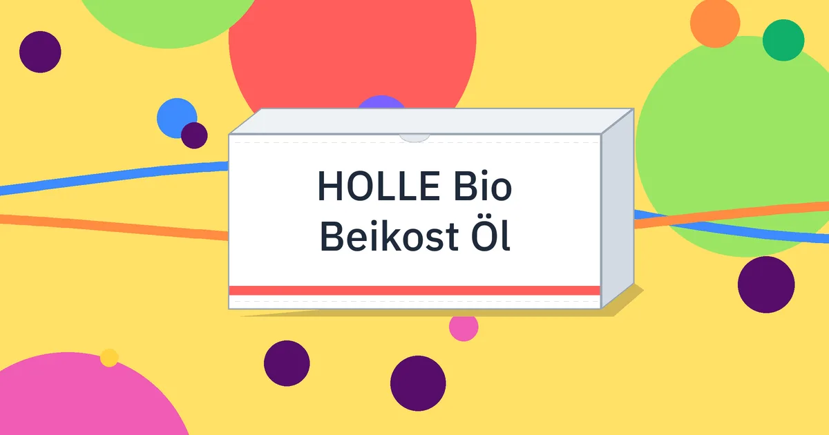 Symbolbild: Packung mit der Aufschrift HOLLE Bio Beikost Öl (PZN 05905786) – Verfügbarkeit und Bezug in Apotheken in Frankfurt am Main