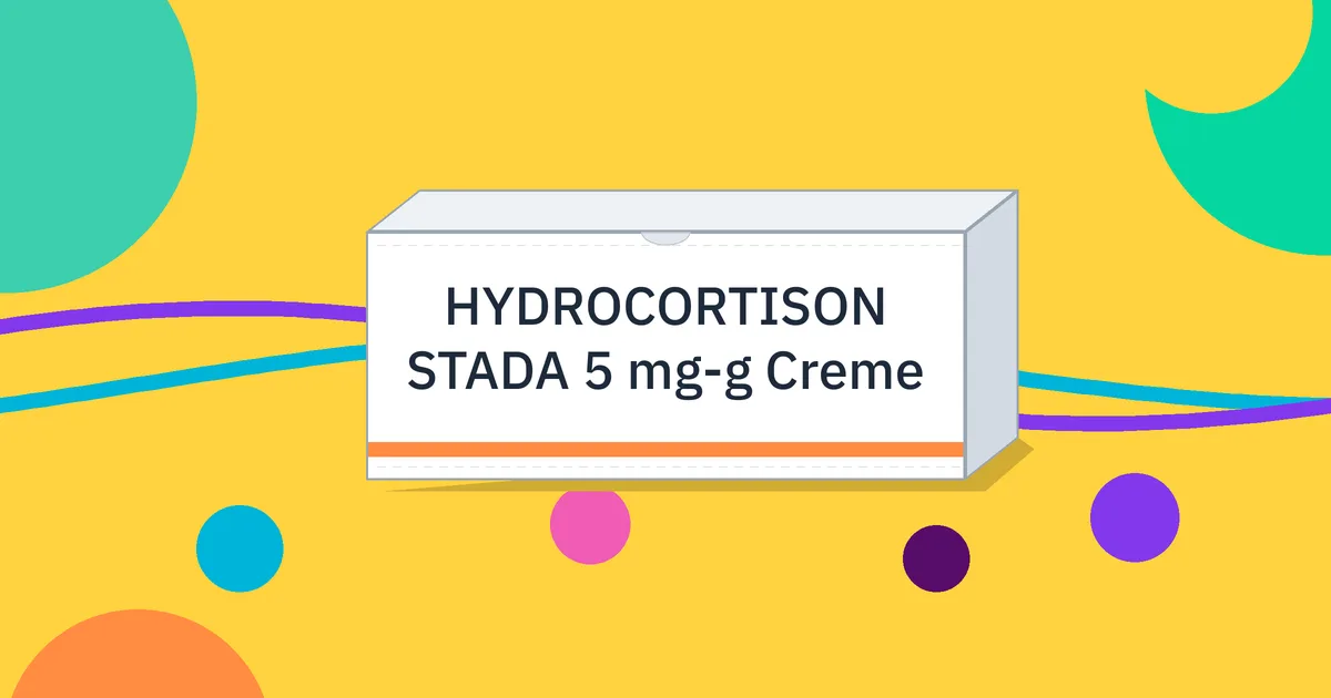 Symbolbild: Packung mit der Aufschrift HYDROCORTISON STADA 5 mg-g Creme (PZN 16808483) – Verfügbarkeit und Bezug in Apotheken in Frankfurt am Main