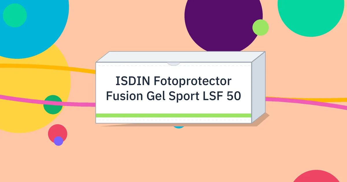 Symbolbild: Packung mit der Aufschrift ISDIN Fotoprotector Fusion Gel Sport LSF 50 (PZN 16951364) – Verfügbarkeit und Bezug in Apotheken in Frankfurt am Main