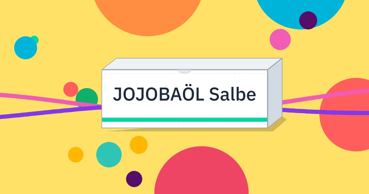 Symbolbild: Packung mit der Aufschrift JOJOBAÖL Salbe (PZN 16865268) – Verfügbarkeit und Bezug in Apotheken in Frankfurt am Main
